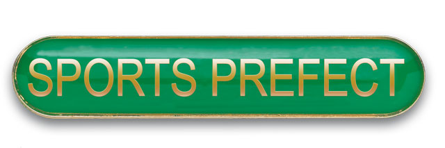 Sports Prefect Badge Green (Pack Of 5) - School Merit Stickers