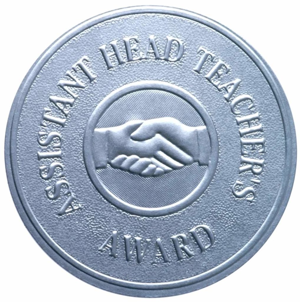 Metallic 'Assistant Headteachers Award' Sticker - School Merit Stickers