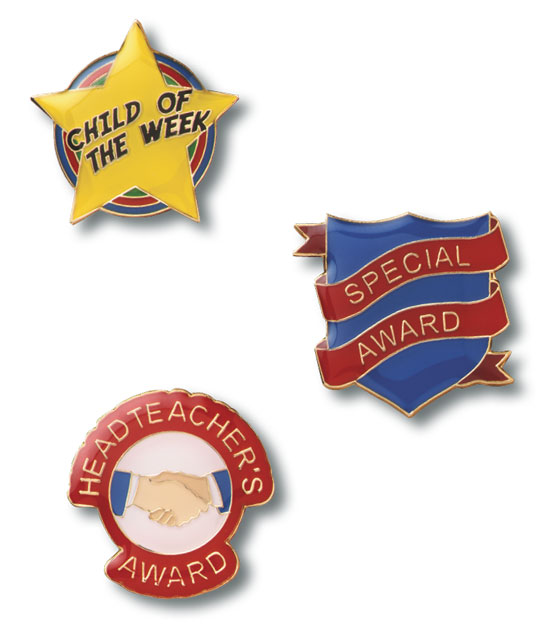 Enamel Badges - School Merit Stickers