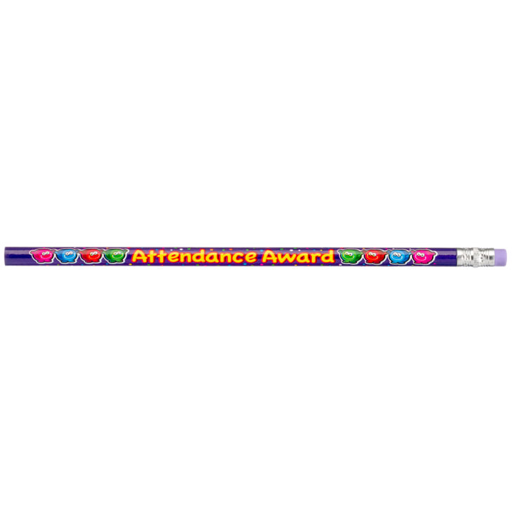 Attendance Award' Pencil - School Merit Stickers