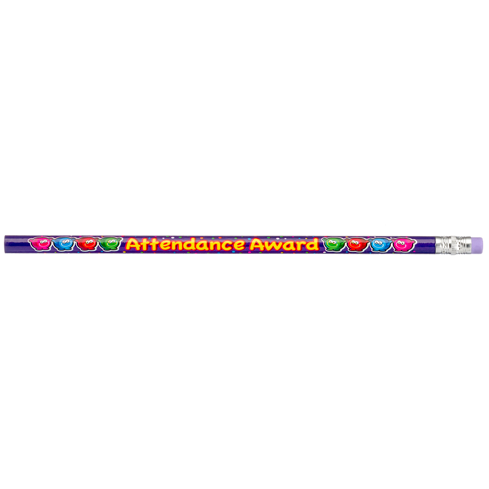Attendance Award' Pencil - School Merit Stickers