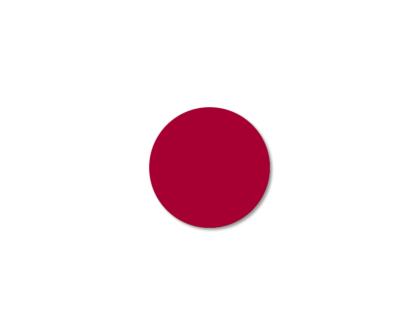 Plain Red Dot 8.5mm - School Merit Stickers