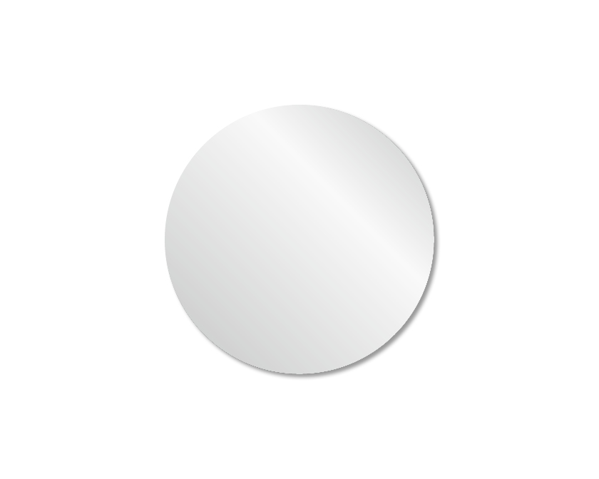 Plain Metallic Silver Dot 25mm - School Merit Stickers