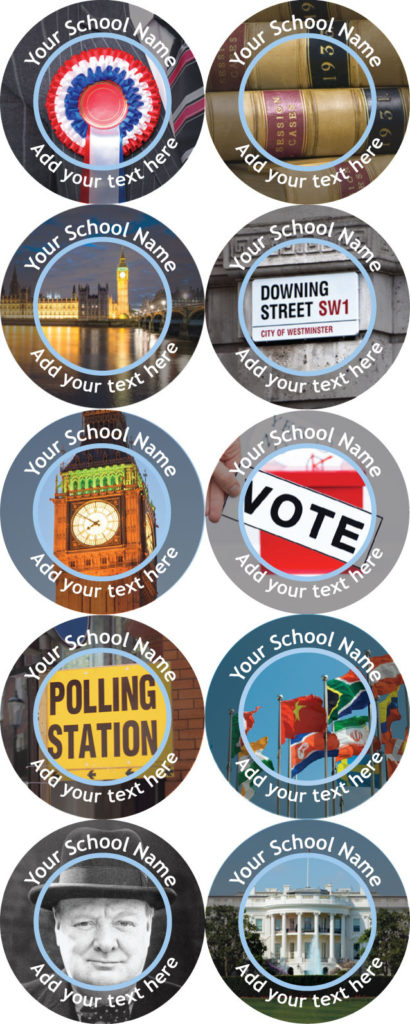 Government and Politics Stickers - School Merit Stickers