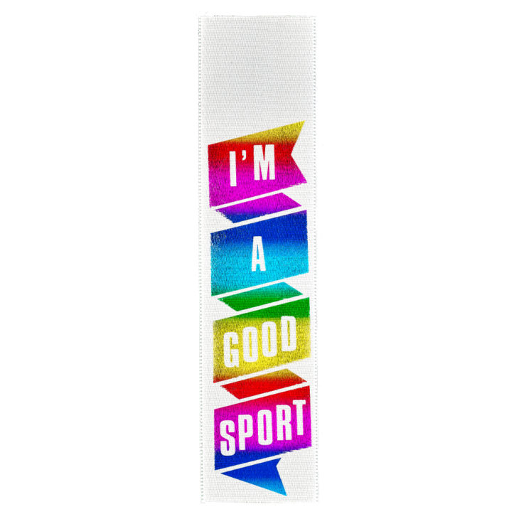 Metallic 'I'm A Good Sport' Ribbon - School Merit Stickers