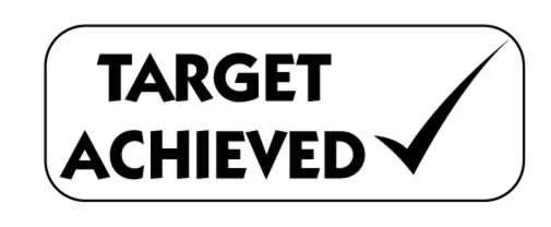 Target Achieved Stamper - School Merit Stickers