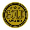 Metallic 'Gold Award' Sticker 19mm - School Merit Stickers