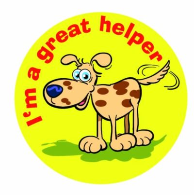 I'm A Great Helper Sticker - School Merit Stickers