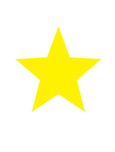 Yellow Star Stickers - School Merit Stickers