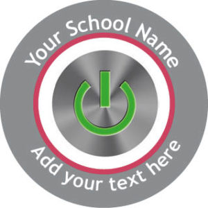 Ict Enamel Badge (Pack Of 5) - School Merit Stickers