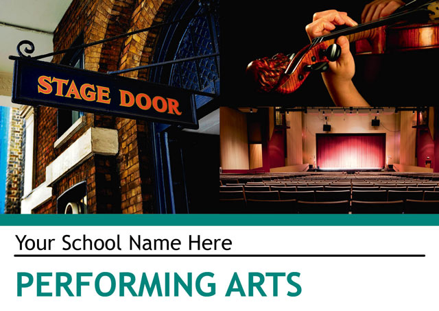 Performing Arts Postcards - School Merit Stickers