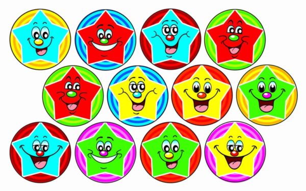 Smiling Star Sticker Bumper Pack - School Merit Stickers