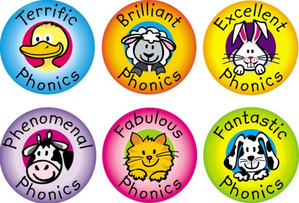 Phonics Sticker Multipack - School Merit Stickers