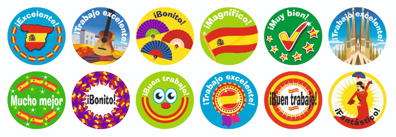 Language Awards - School Merit Stickers