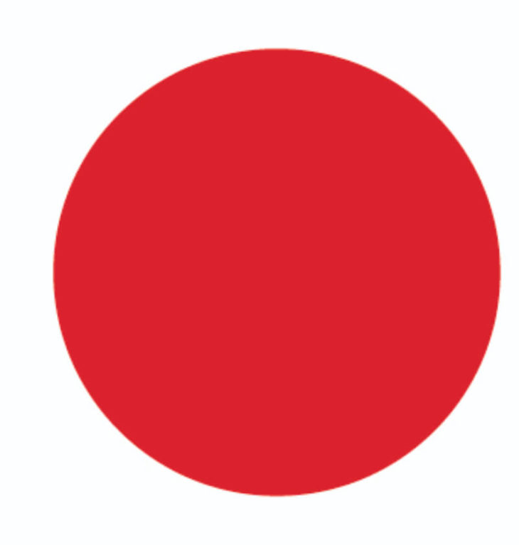 Plain Coloured Dots - School Merit Stickers