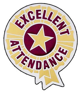 Attendance and Punctuality Awards - School Merit Stickers