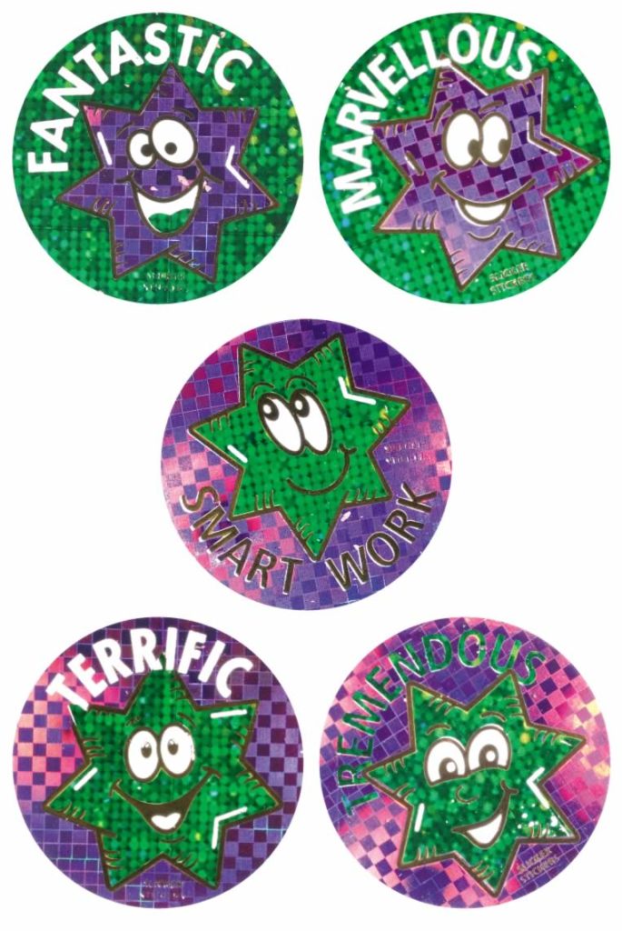 Holographic 'Fantastic' Sticker - School Merit Stickers