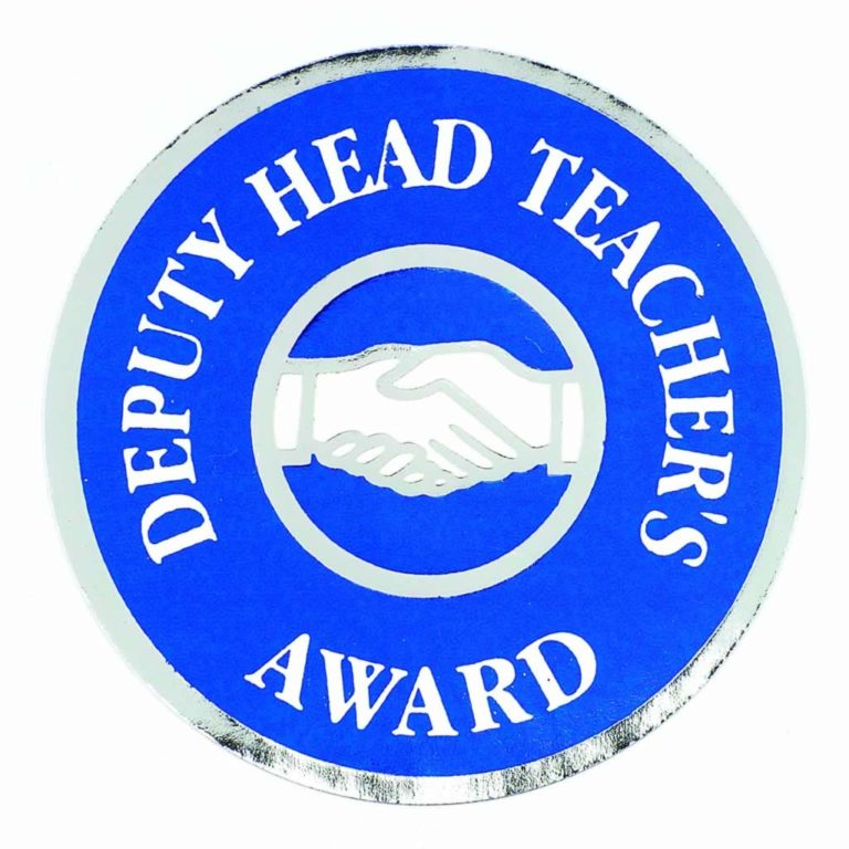 Metallic 'Deputy Headteachers Award' Sticker - School Merit Stickers