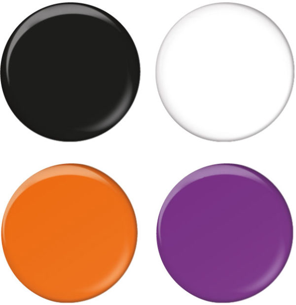 Mixed Plain Button Badges - School Merit Stickers