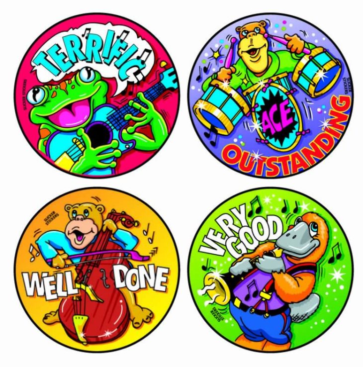Music Awards - School Merit Stickers