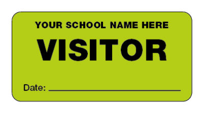 Visitor Stickers - School Merit Stickers