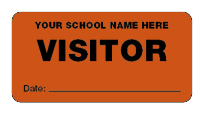 Visitor Stickers - School Merit Stickers