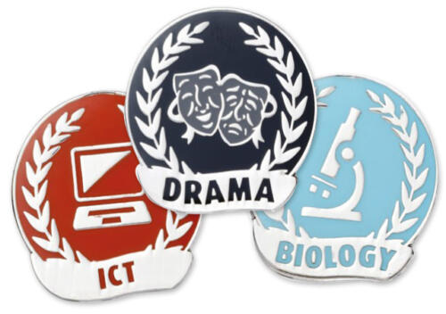 Enamel Badges - School Merit Stickers