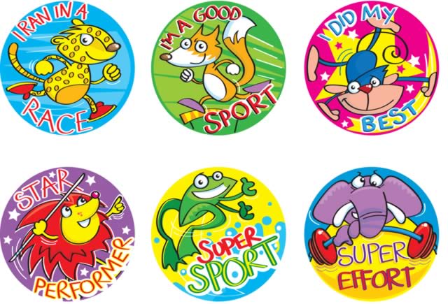 Sports Stickers and Collecting Cards - School Merit Stickers