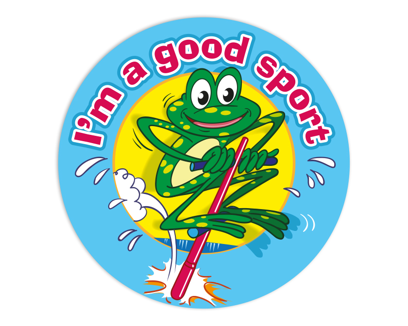 I'm A Good Sport Sticker - School Merit Stickers