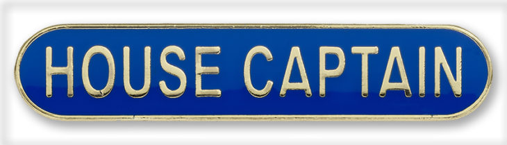 House Captain Badge Blue (Pack Of 5) - School Merit Stickers