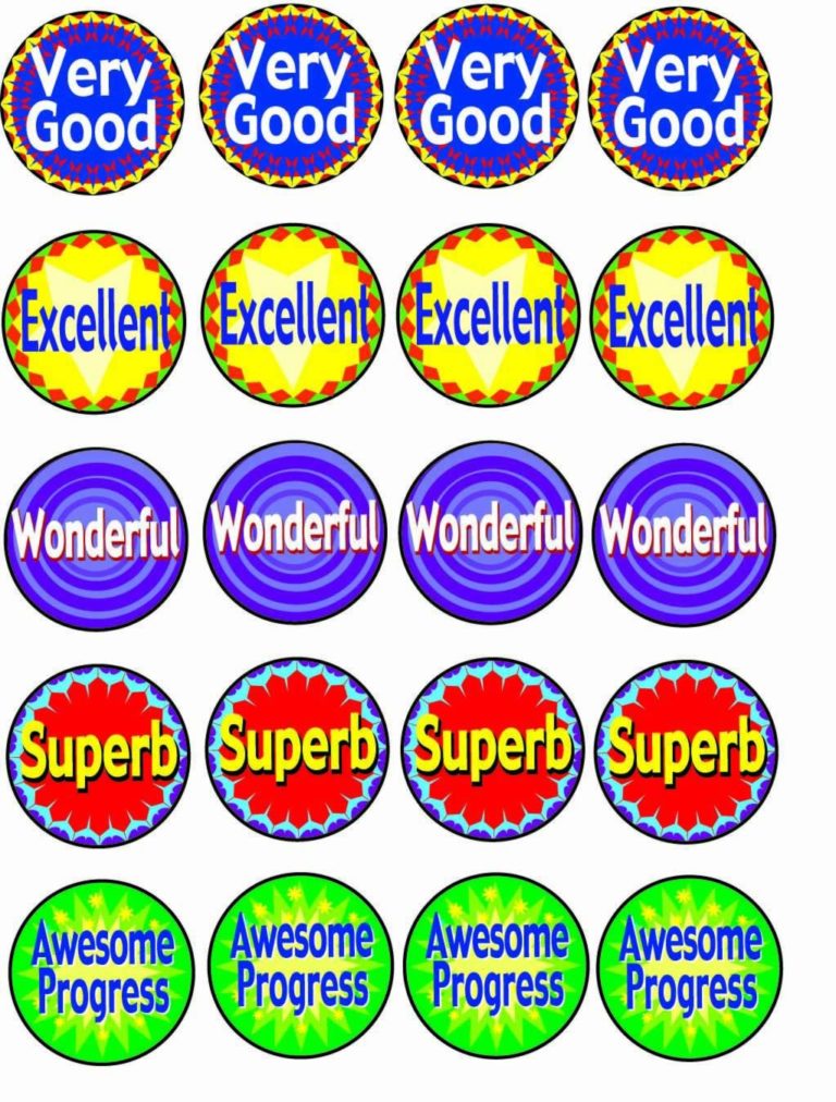 Stickers - School Merit Stickers