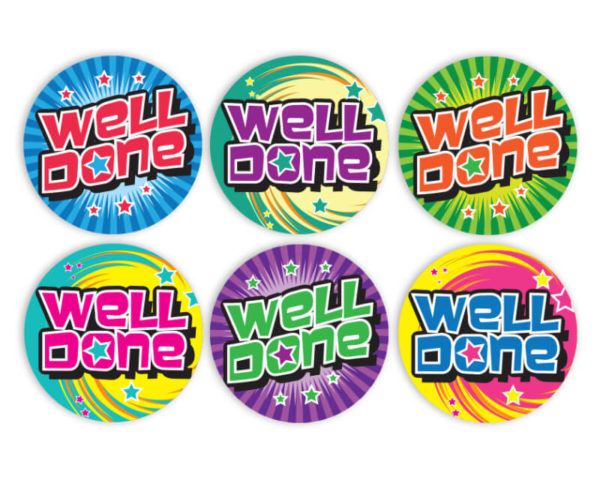 Well Done Multipack - School Merit Stickers