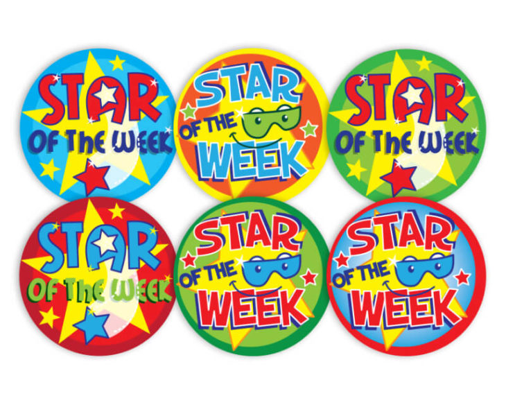 Star of the Week Multipack - School Merit Stickers