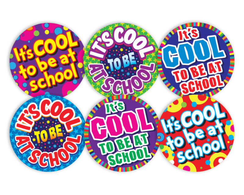 It'S Cool To Be... Multipack - School Merit Stickers
