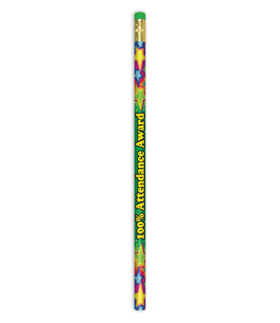 Attendance Pencils - School Merit Stickers