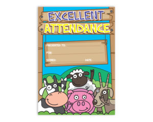 Attendance and Punctuality Certificates and Postcards - School Merit ...