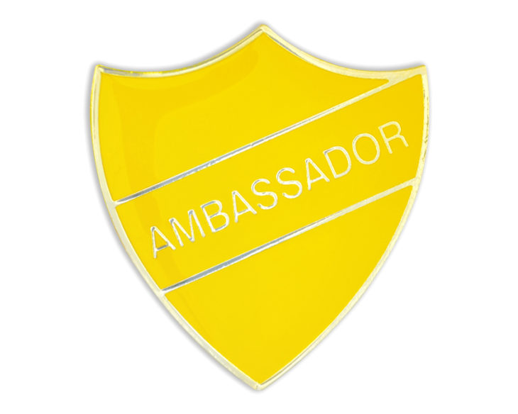 Enamel Shield Badges - School Merit Stickers
