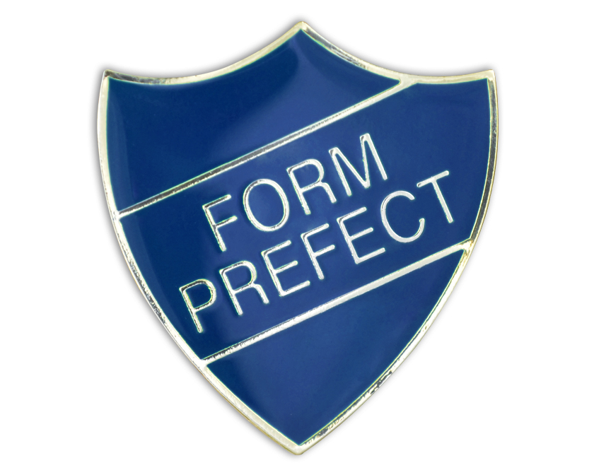 Form Prefect Badge Blue and Gold (Pack Of 5) - School Merit Stickers
