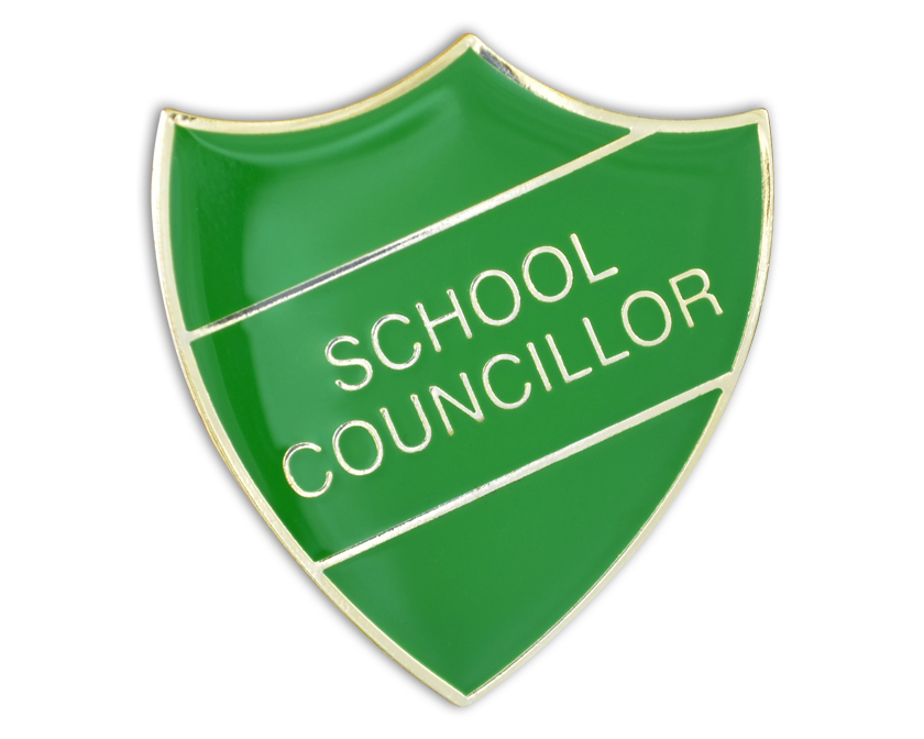 School Councillor Green and Gold (Pack Of 5) - School Merit Stickers