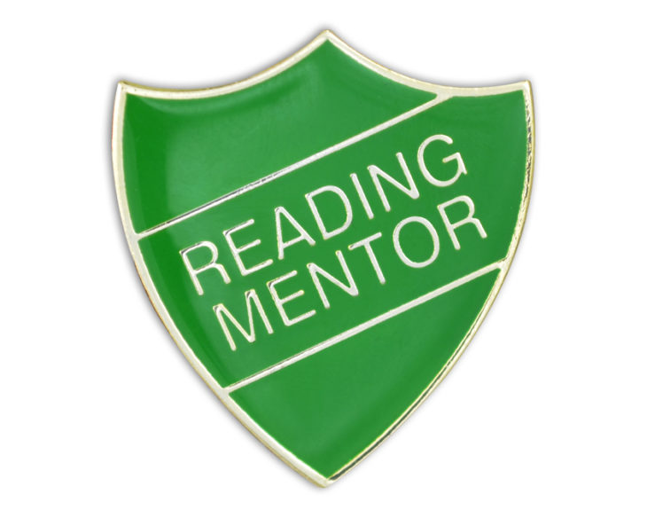 Reading Mentor Green and Gold (Pack Of 5) - School Merit Stickers