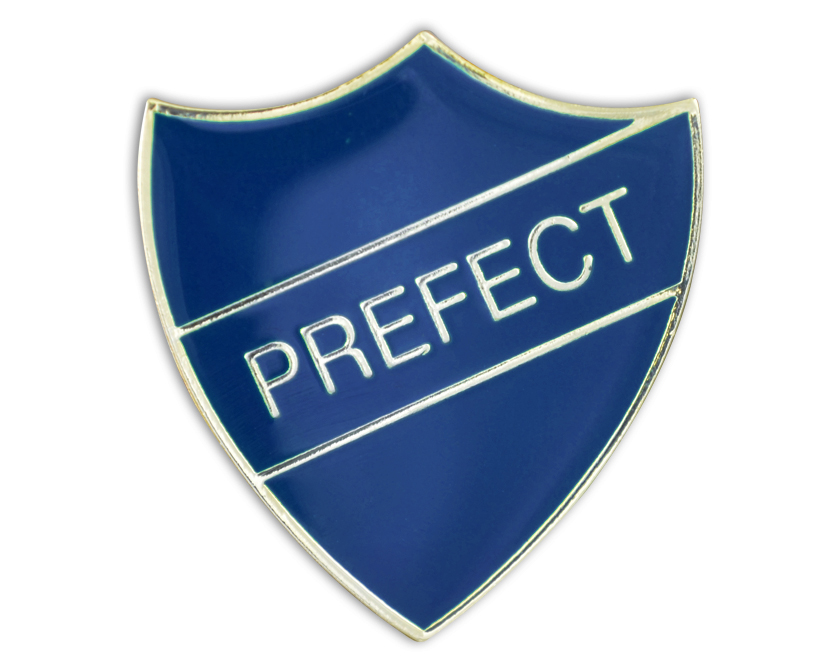 Prefect Badge Blue and Gold (Pack Of 5) - School Merit Stickers