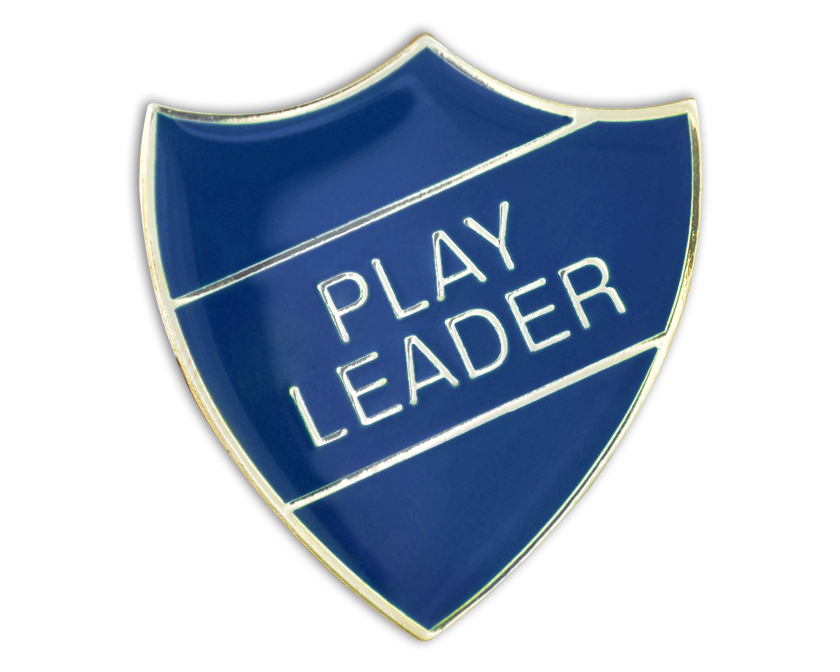 Play Leader Badge Blue and Gold (Pack Of 5) - School Merit Stickers