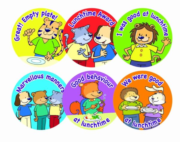 Metallic 'Lunchtime Star Award' Certificate - School Merit Stickers