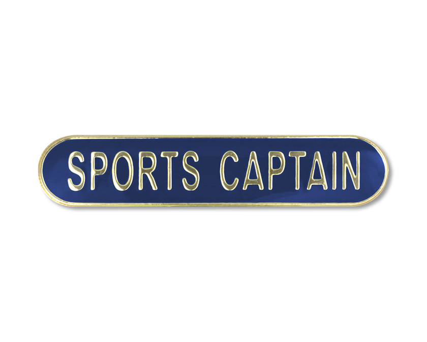 Sports Captain Badge Blue (Pack Of 5) - School Merit Stickers