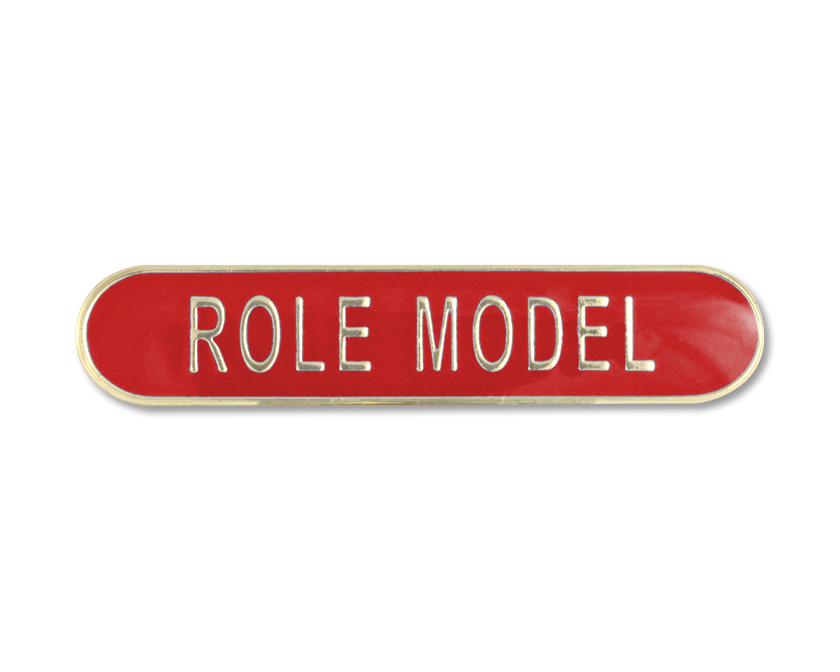 Role Model Badge Red (Pack Of 5) - School Merit Stickers