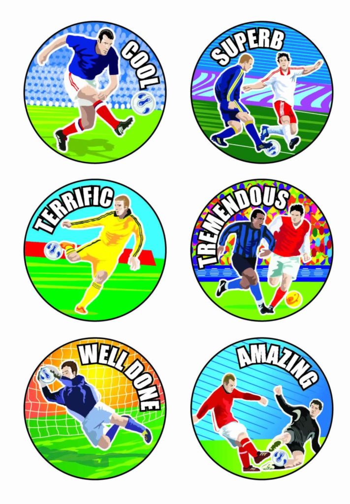 Football Sticker Multipack - School Merit Stickers