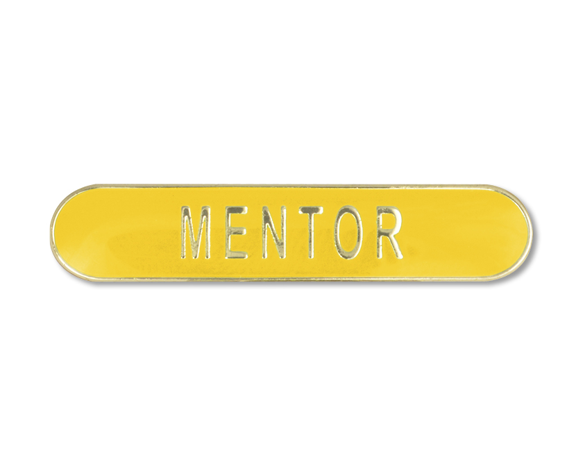 Mentor Badge Yellow (Pack Of 5) - School Merit Stickers