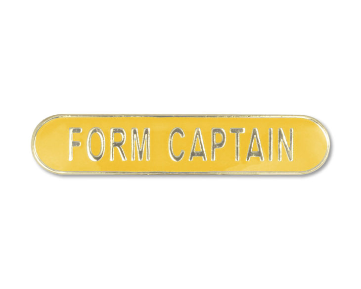 Form Captain Badge Yellow (Pack Of 5) - School Merit Stickers
