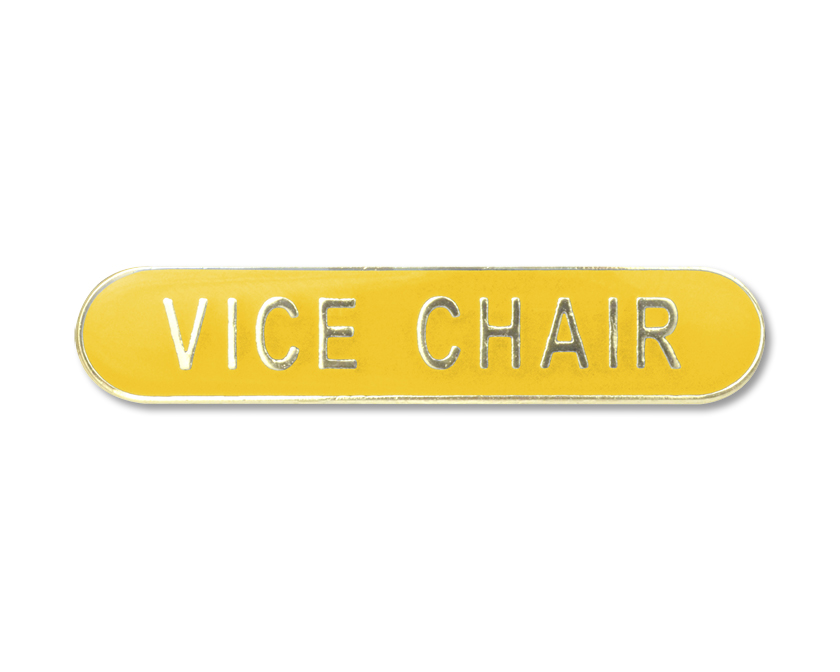 Vice Chair Badge Yellow (Pack Of 5) - School Merit Stickers