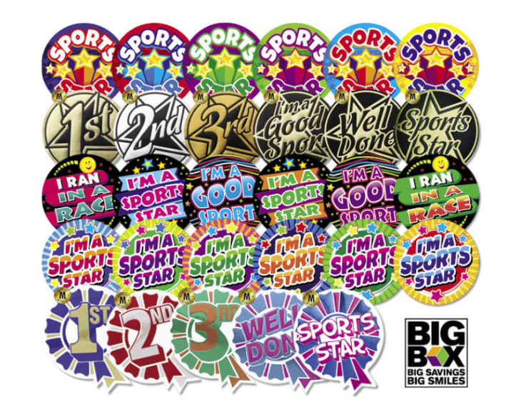 Sports Day Awards - School Merit Stickers